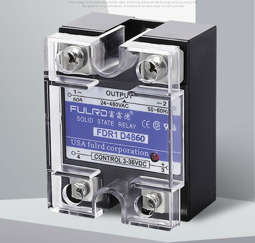 FULRD FDR1 D4860 60A DC-controlled AC single-phase solid state relay ...