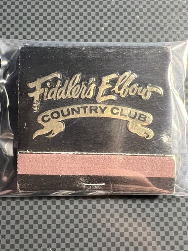 VINTAGE MATCHBOOK - FIDDLER'S ELBOW COUNTRY CLUB - BEDMINSTER, NJ ...