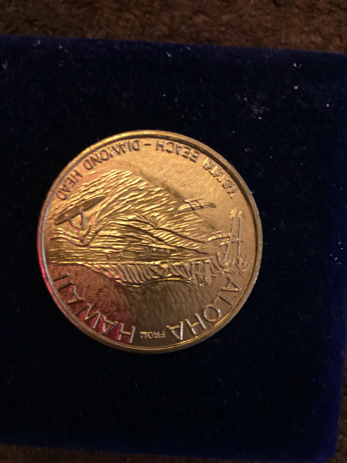 HAWAII DOLLAR HONOLULU TOKEN ALOHA FROM HAWAII Waikiki Beach Diamond ...