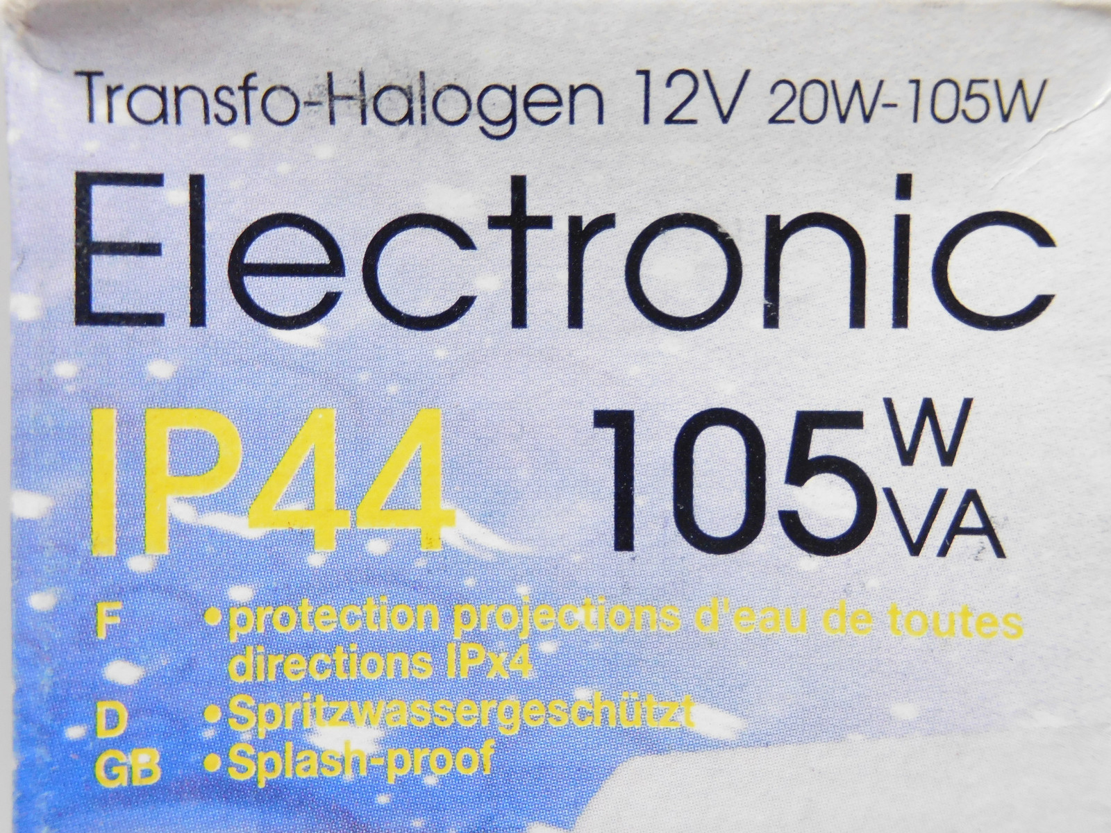 Paulmann Flachtrafo IP44 Transformator Trafo 977.97 Transfo 105 VA Watt ...