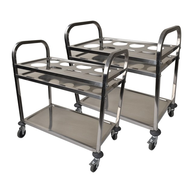 SOGA 2X Stainless Steel 8 Compartment Kitchen Seasoning Car Spice Sauce ...