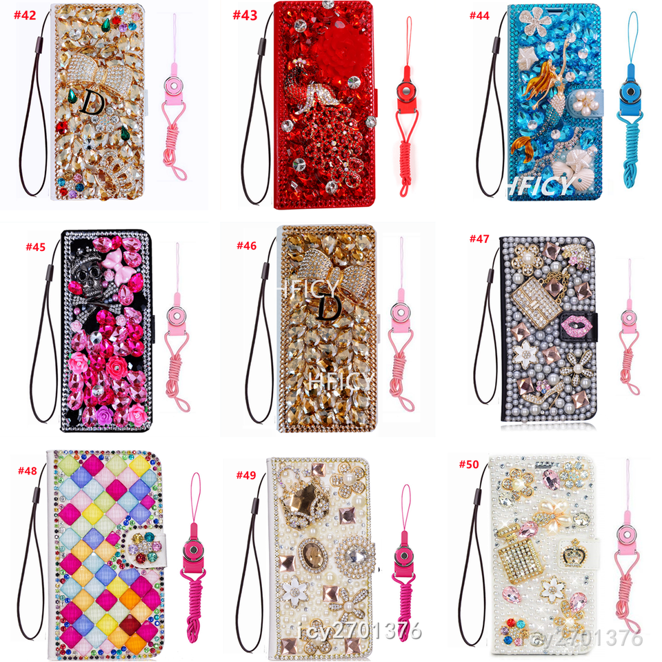 for Galaxy S25 S24 Ultra S25+ S25 Ultra Cases Bling Wallet Leather ...