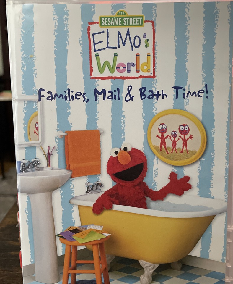 Elmo’s World DVDs Set Of 7! Flowers,Pets,Bath,Hands,Wild West ...
