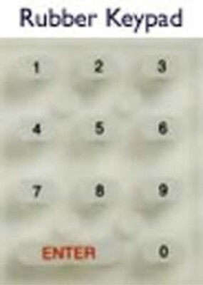 Domino Garage Keyless Entry / Keypad Replacement RUBBER NUMBER PAD ONLY ...