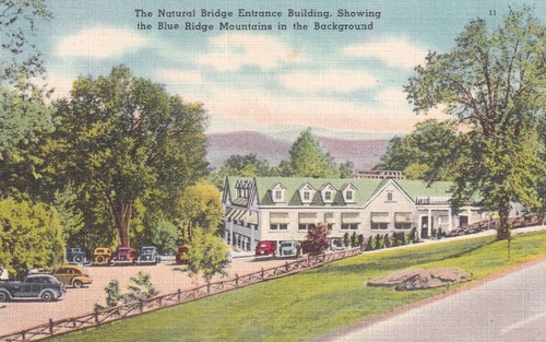 Natural Bridge Entrance Building Blue Ridge Parkway Virginia VA ...
