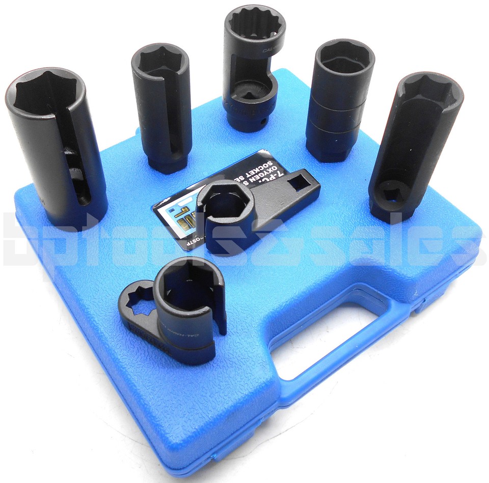 7 Pc Oxygen Sensor Socket Set Automotive Sensor & Sending Unit Auto HD ...