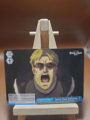 NM Weiss Schwarz Attack On Titan AOT/SX04-099 CC Spinal Fluid Actvation ...