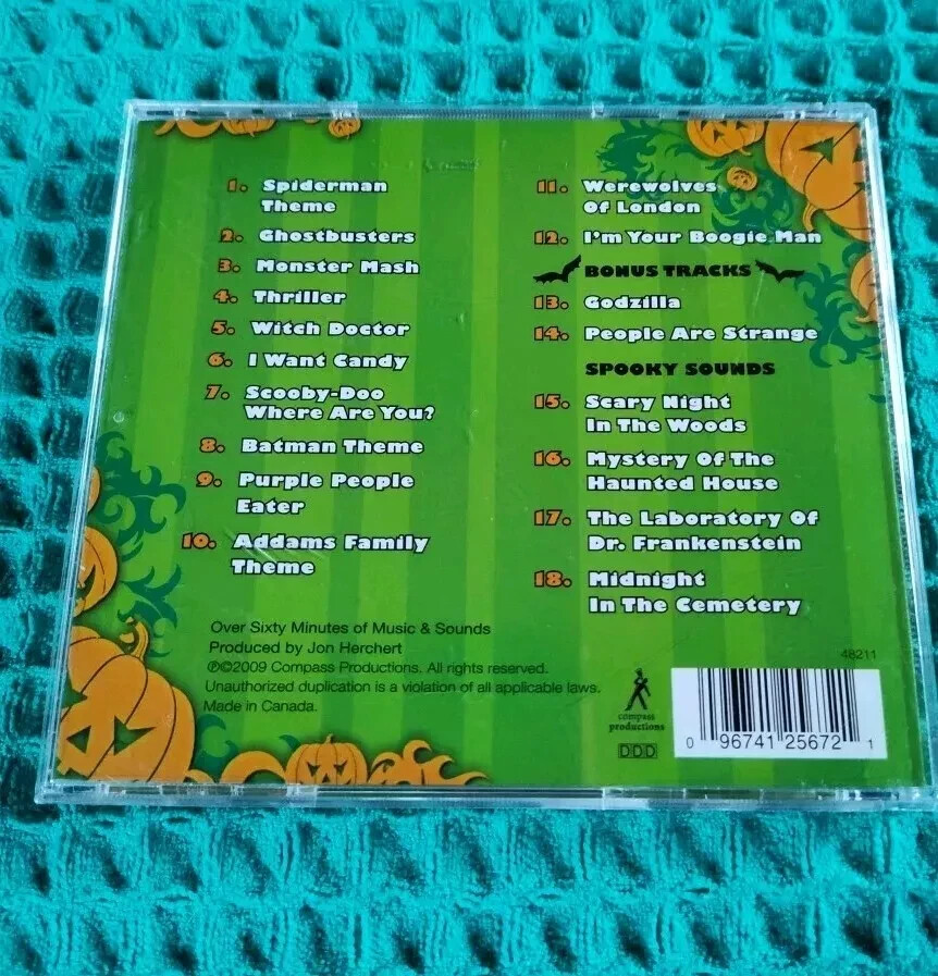 Monster Mash - Halloween Party Songs & Spooky Sounds For Kids CD | eBay