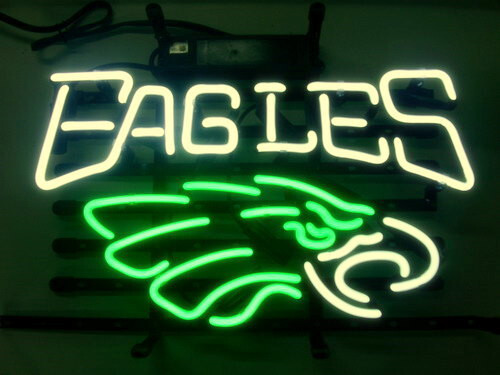Philadelphia Eagles Neon Sign 19x15 Home Bar Man Cave Sport Pub Wall ...