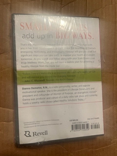 NEW/SEALED 2-DISC SELF-HELP DVD - "SCALE DOWN/LIVE IT UP"- DANNA ...