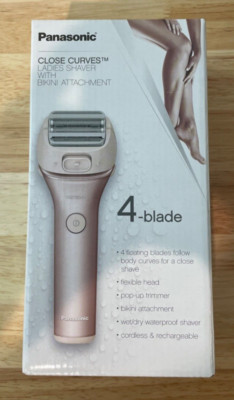 Panasonic Close Curves Women's Wet/Dry Cordless Rechargeable 4 Blade ...
