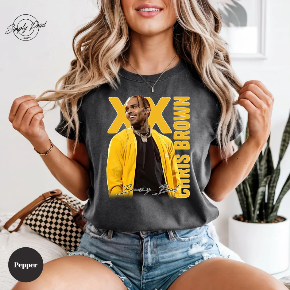 Chris Brown Breezy Bowl XX T-Shirt Chris Brown Album Shirt Chris Brown ...
