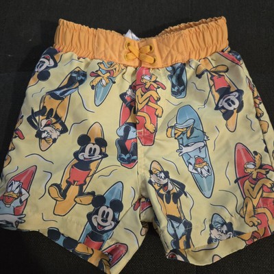 Disney Mickey, Goofy Pluto And Donald Duck Swim Trunks Size 12 Months ...