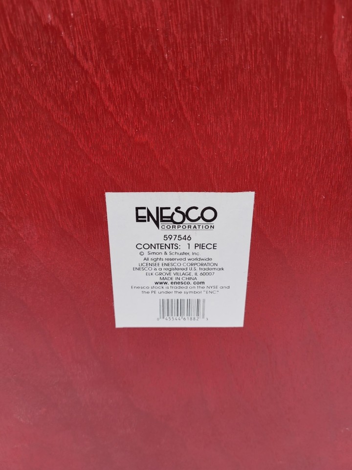 RAGGEDY ANN & ANDY Beautiful Red Wooden Book BOX DISPLAY for FIGURINES ...