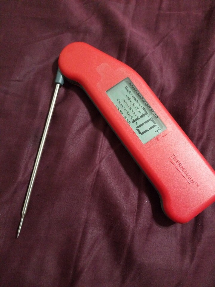 THERMOWORKS CLASSIC THERMAPEN COOKING THERMOMETER - RED ~ | eBay