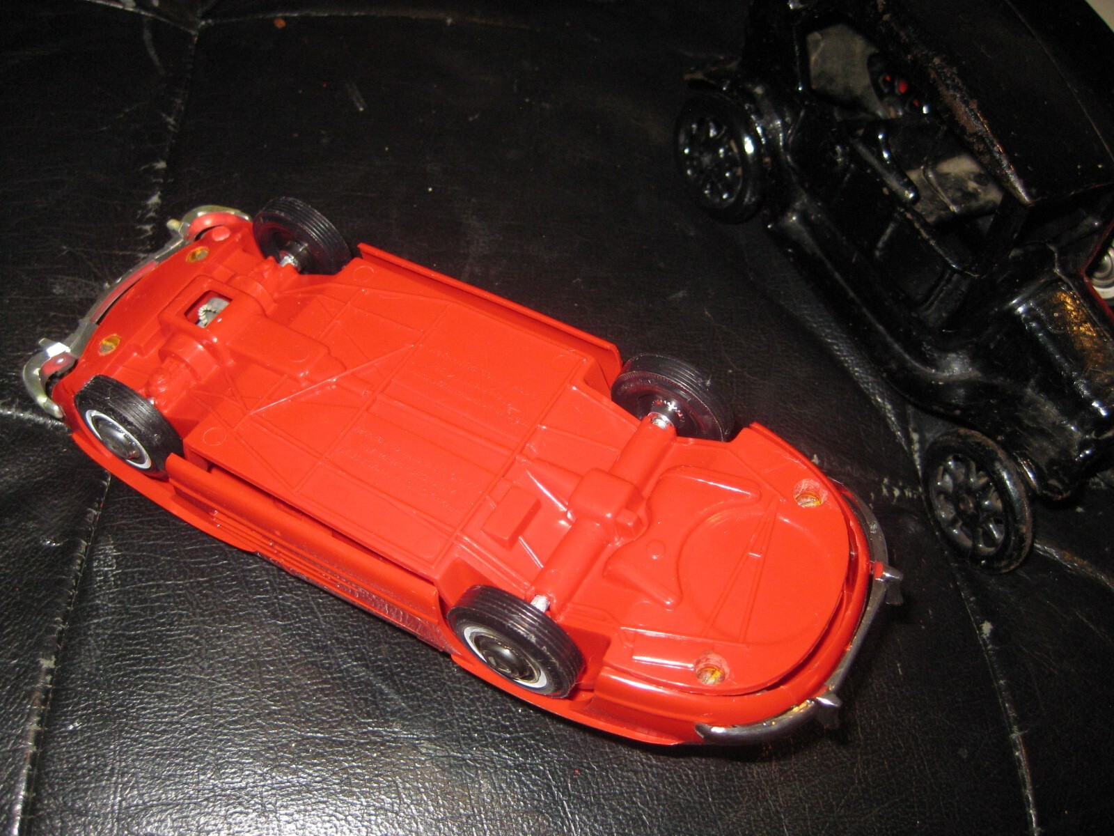 Vintage 1960 Mercedes Coupe FM Hubley Promo Friction Car in red in 1/25 ...