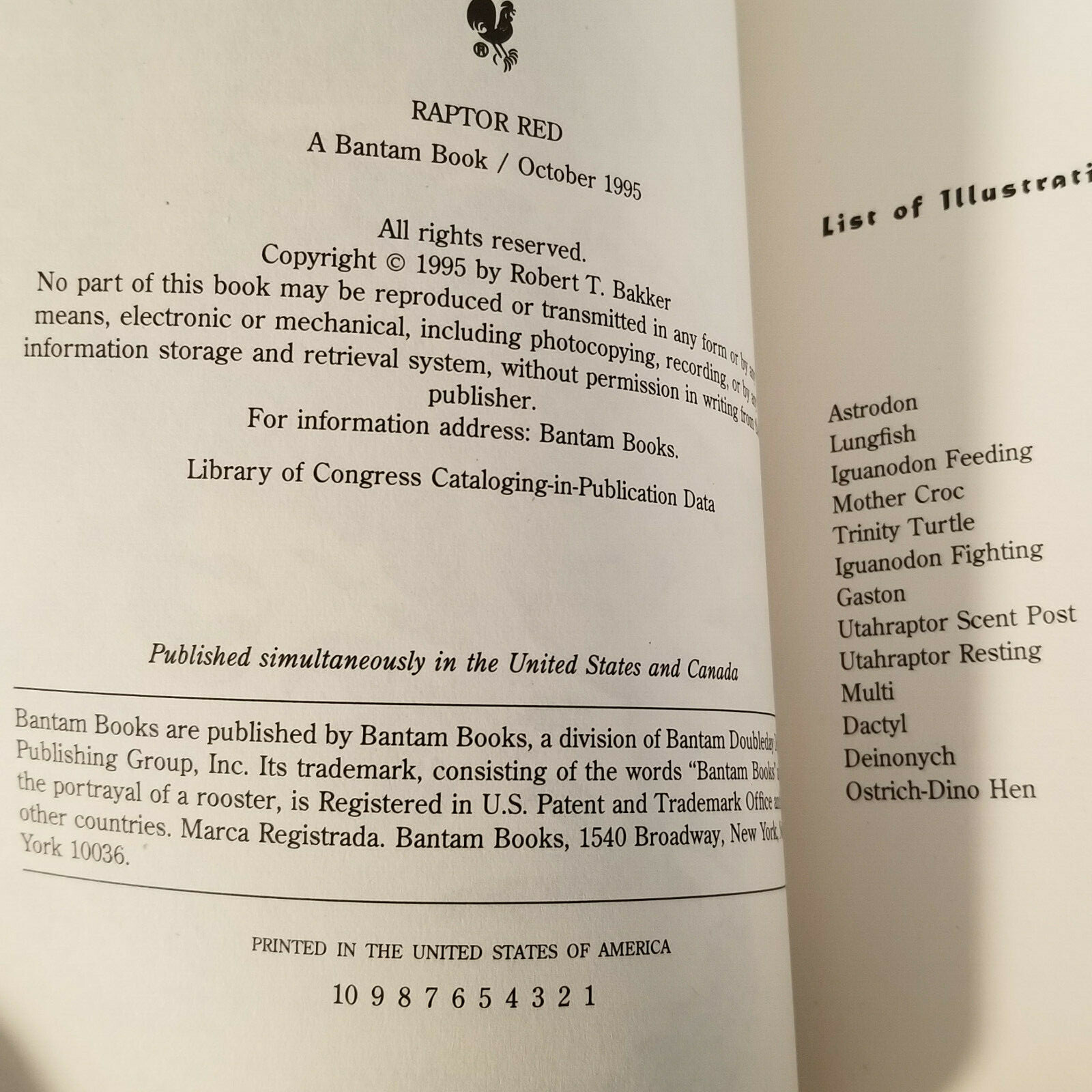 Raptor Red by Robert T. Bakker (1995, Hardcover) for sale online | eBay