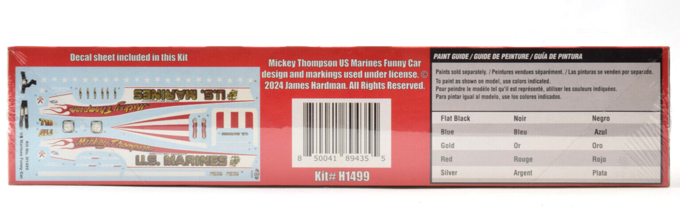 Atlantis Mickey Thompson US Marines Funny Car Dragster 1:16 Model Car ...