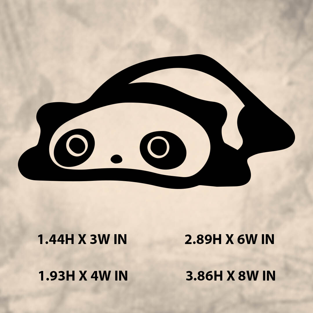 Lazy Panda Decal