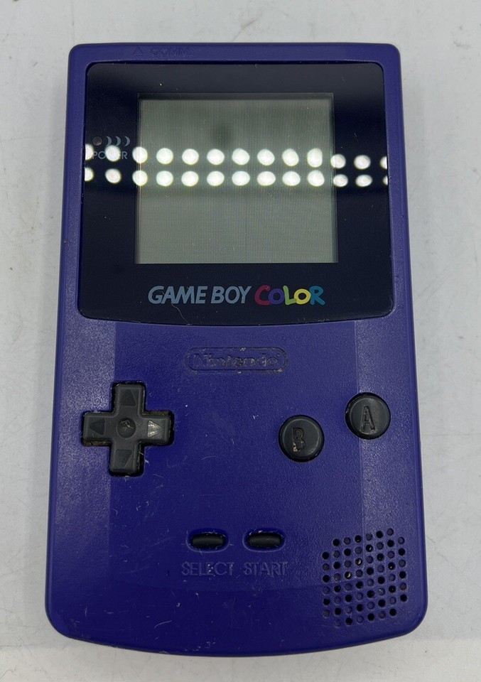 Nintendo Gameboy Color Grape Purple With Pokemon Carrying Case | eBay