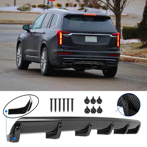 For Cadillac CT5 CT6 XT5 XT6 ATS CTS Rear Bumper Diffuser Spoiler ...