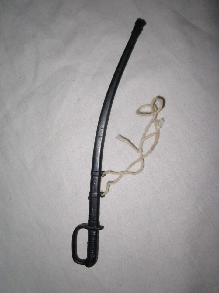 VTG 1960s Marx Fort Apache Fighters Black Sword Cutlass Calvary ...