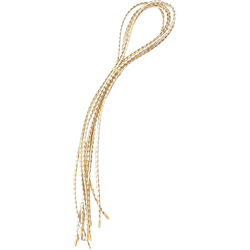 White and Gold Corded Bolo Tie Strings - 36" - LOT of 5 | eBay