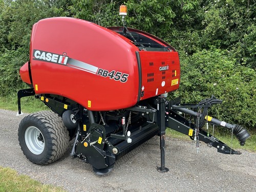 CASE RB455 ROUND BALER FOR TRACTOR HAY/ STRAW BAILER VGC PLUS VAT | eBay