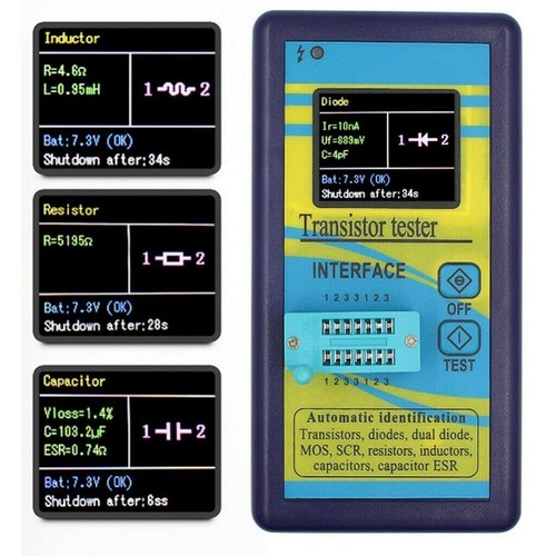 Precise and Efficient M328 MultiPurpose Transistor Tester for Accurate ...