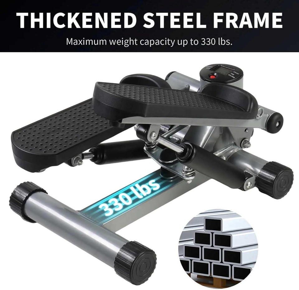 Sparta Mini Stepper Exercise Machine – Compact Fitness Stepper with LCD ...