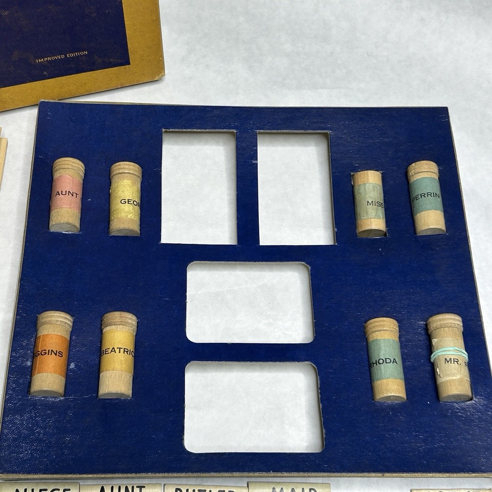 Vintage Mr. Ree! The Fireside Detective Board Game 1937 Missing Board ...