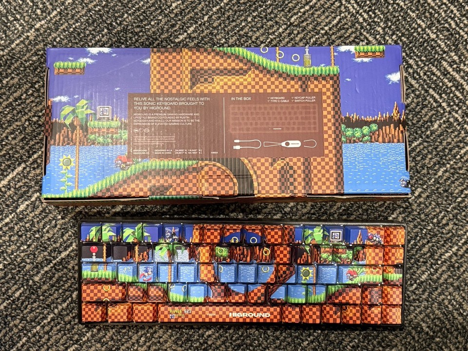 Higround x Sonic The Hedgehog Green Hill Zone Keyboard | eBay