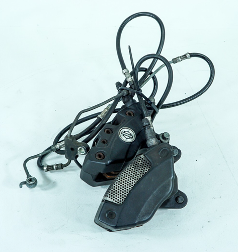 12 Harley Road Glide Touring OEM Front Left & Right Brake Calipers Line ...