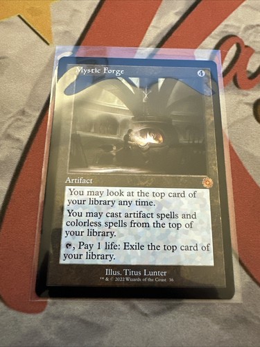 MTG Mystic Forge - Retro Frame NM-Mint The Brothers' War: Retro Frame ...