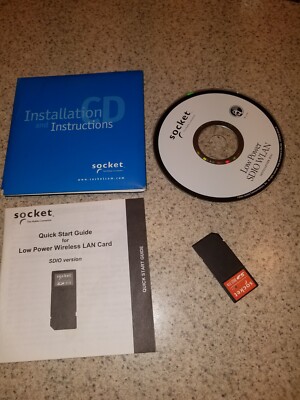 Socket SDIO Wireless LAN Card 802.11b with Installation CD ...