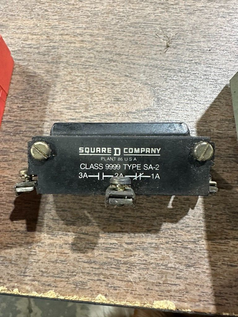 Square D 9999 SA-2 Start/Stop Switch W52 | eBay