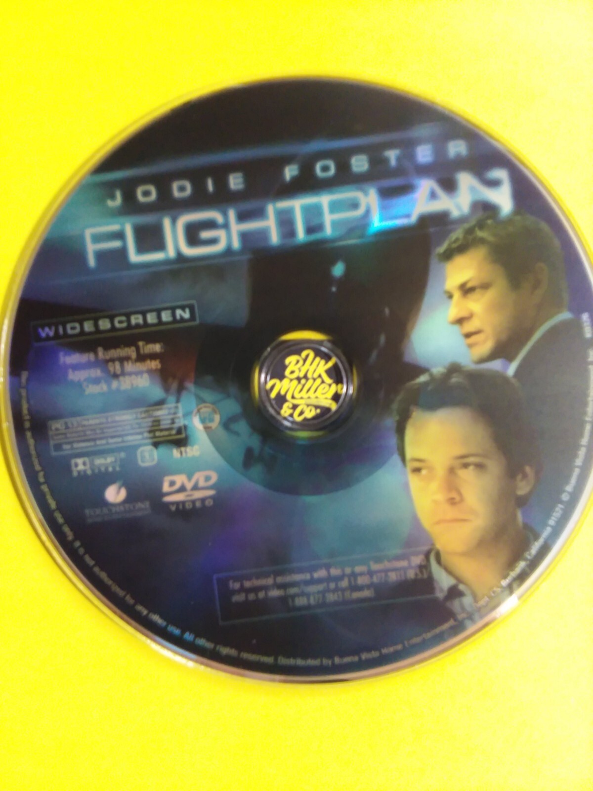 Flightplan DVD - DISC SHOWN ONLY 786936270532 | eBay