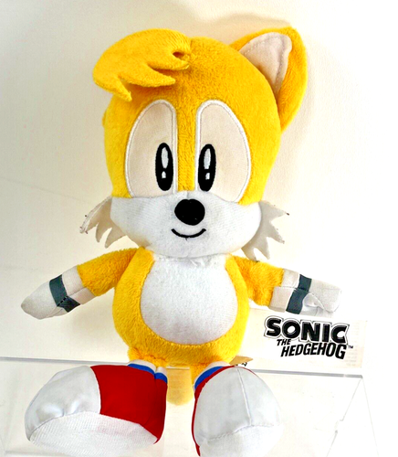 Sega Toy Factory Tails Plush Sonic The Hedgehog Movie 9" Soft Yellow ...