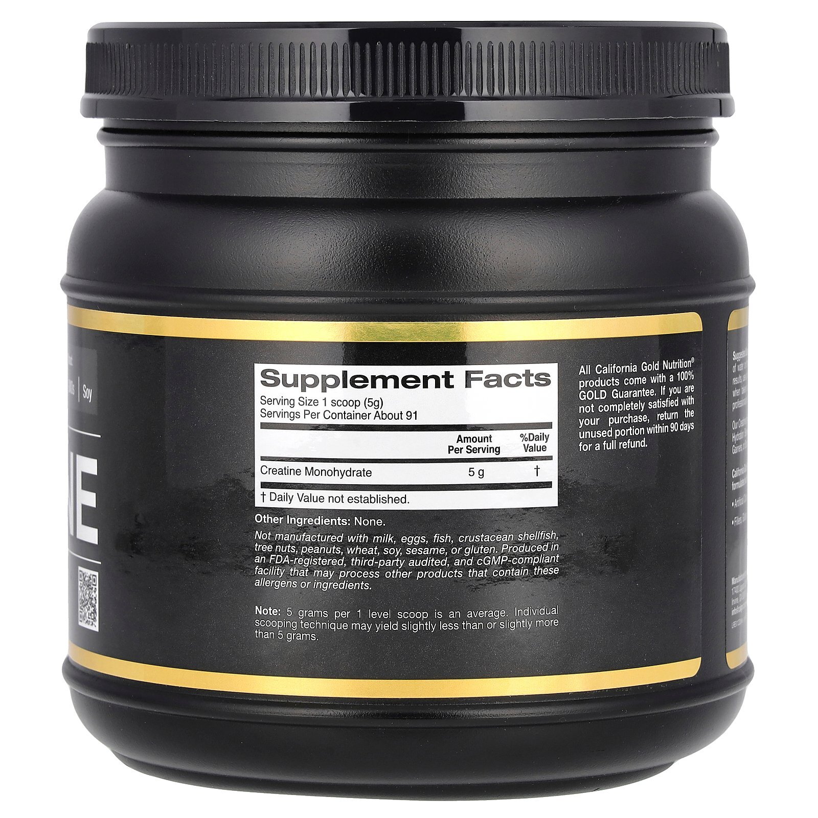 California Gold Nutrition, Creatine Powder, Micronized, Muscle and ...