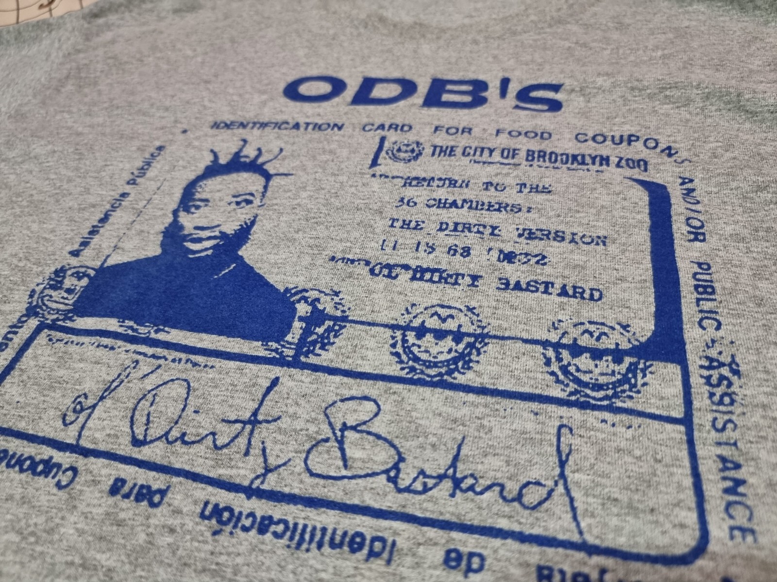 RARE 2000s RAPPER ODB OL DIRTY BASTARD FOOD STAMP 87 … - Gem