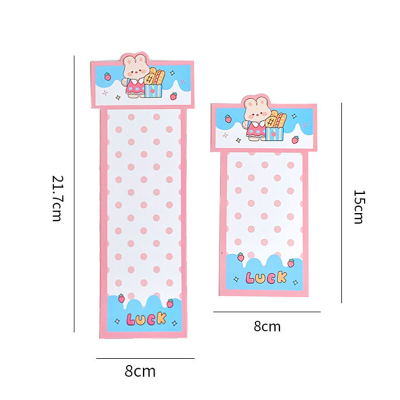 10PCS Hair Accessories Display Paper Card Long Cardboard Barrettes ...