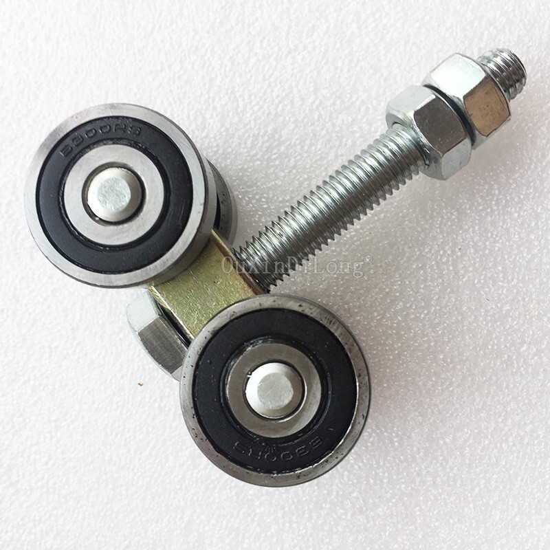 4PCS Industrial Heavy Sliding Door Rollers Hanging Rail Wheel Pulleys ...