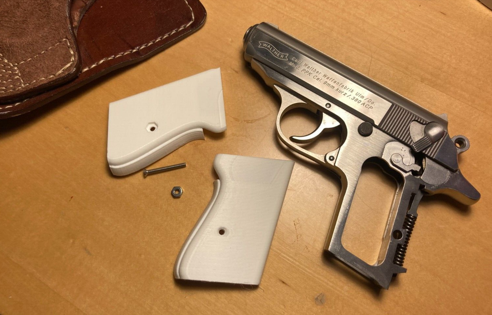 Walther PPK Grips White 3D Printed!! | eBay