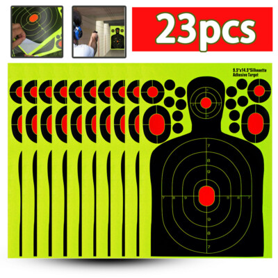Shooting Targets Reactive Splatter Range Paper Target Gun Shoot Rifle ...