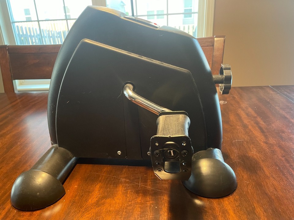 Himaly Mini Exercise Bike Under Desk Leg&Arm Training Machine w/ LCD ...