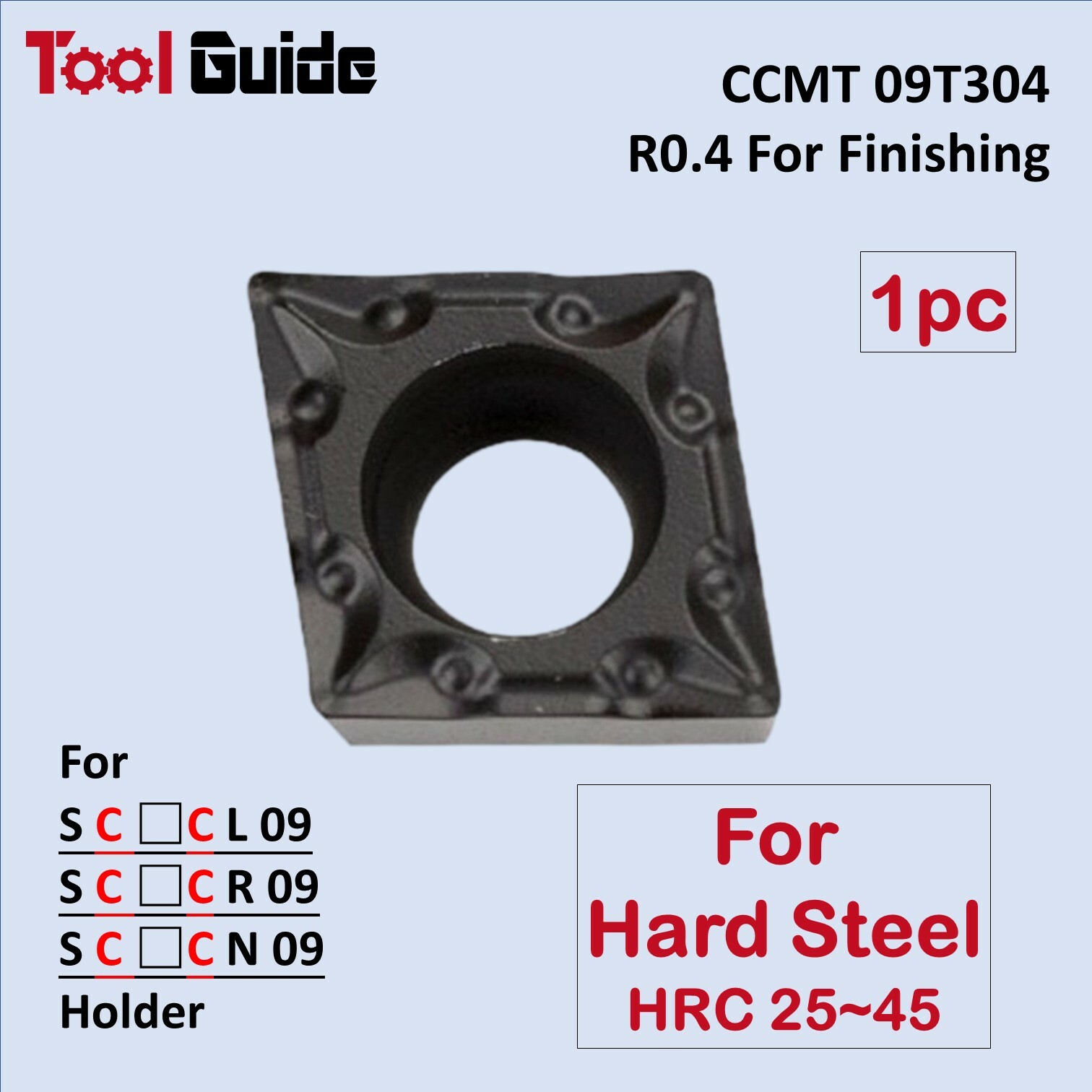 1pc CCMT 09T304 09T308 Turning Boring Indexable Lathe Carbide Inserts ...
