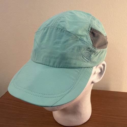 Mountain Hardwear Running Hat Nut Logo Mesh Travel Hiking Cap Teal ...