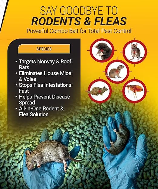250 PACK - Kaput Combo Mouse, Vole & Rat Packs to Control Rodents ...