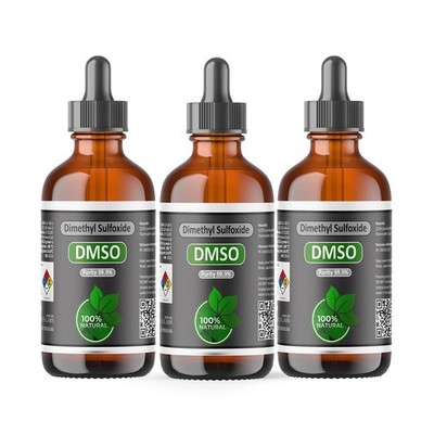 DMSO 99.9% Pharma Grade, Pure Liquid Dimethyl Sulfoxide Glass Bottle ...