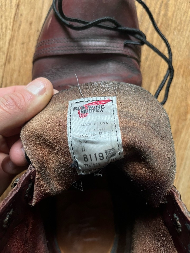 Red Wing Iron Ranger Lace Up Boots Oxblood Men’s Size 9.5D | eBay